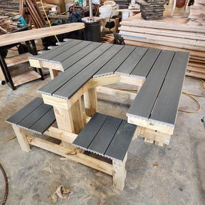 Dual Shooting Bench With Gun Rack DIY Digital Plans - Etsy