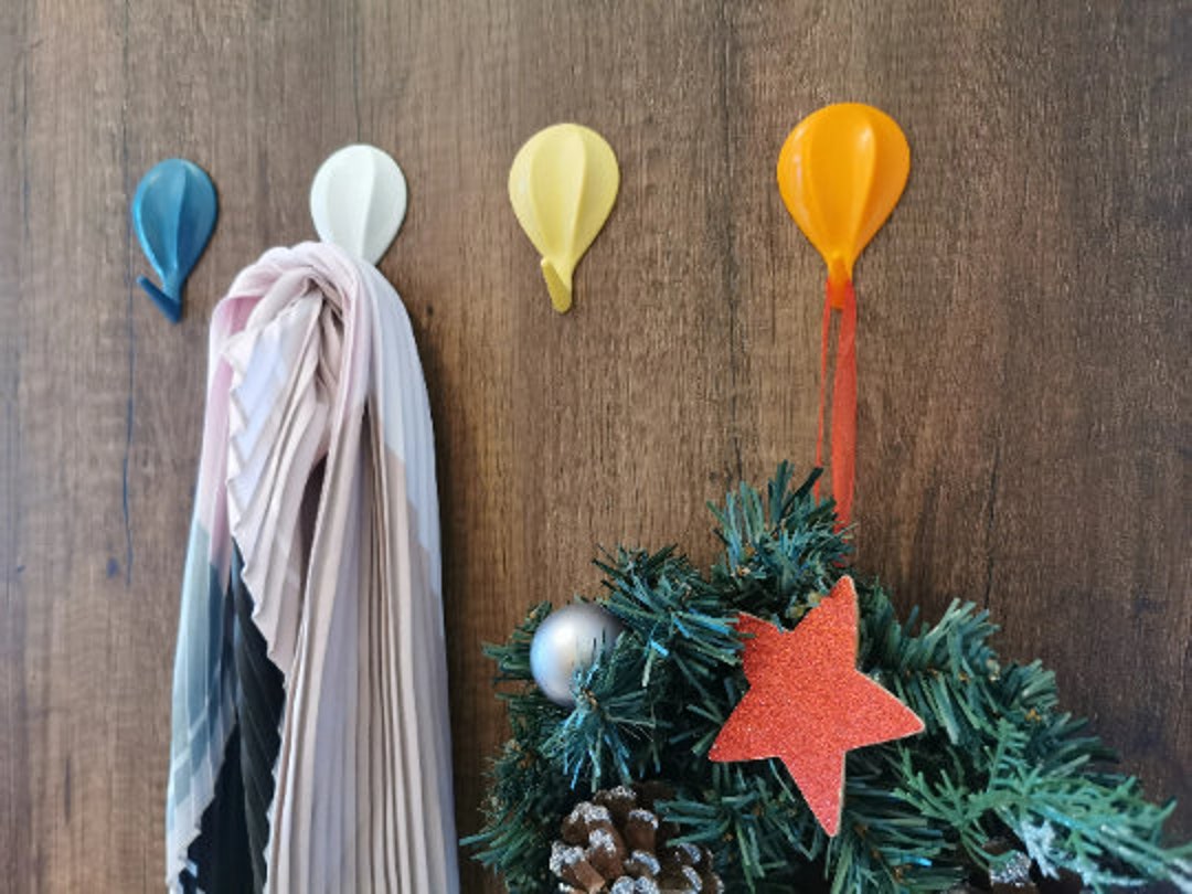 Balloon Wall Hook Hanger Coat Hooks Colorful Hook Clothes Towel Mask ...