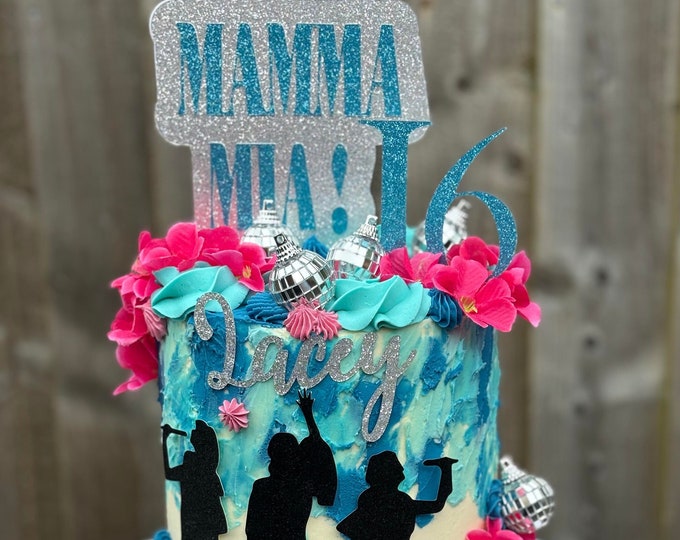Mamma Mia Cake Topper | Custom Cake Topper | Birthday Cake Topper ...