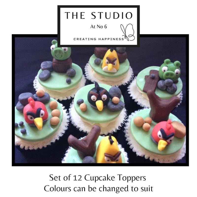 Angry Birds Cake Topper - Etsy