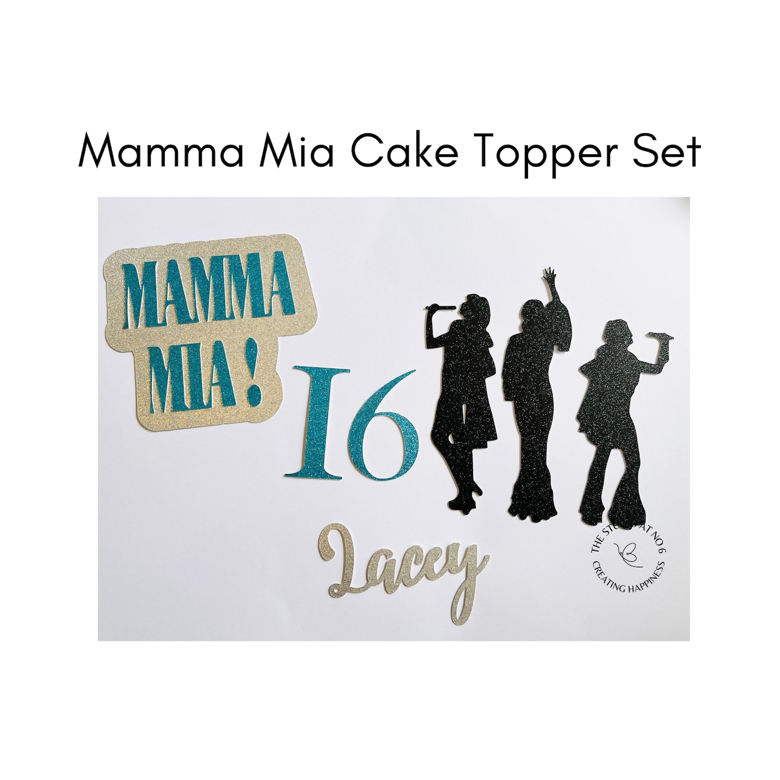Mamma Mia Cake Topper | Custom Cake Topper | Birthday Cake Topper ...