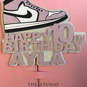 Trainer Cake Topper | Custom Cake Topper | Birthday Cake Topper ...