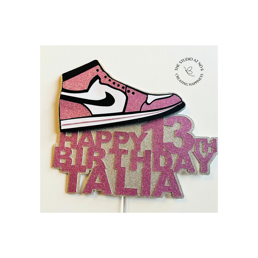 Trainer Cake Topper Custom Cake Topper Birthday Cake Topper ...
