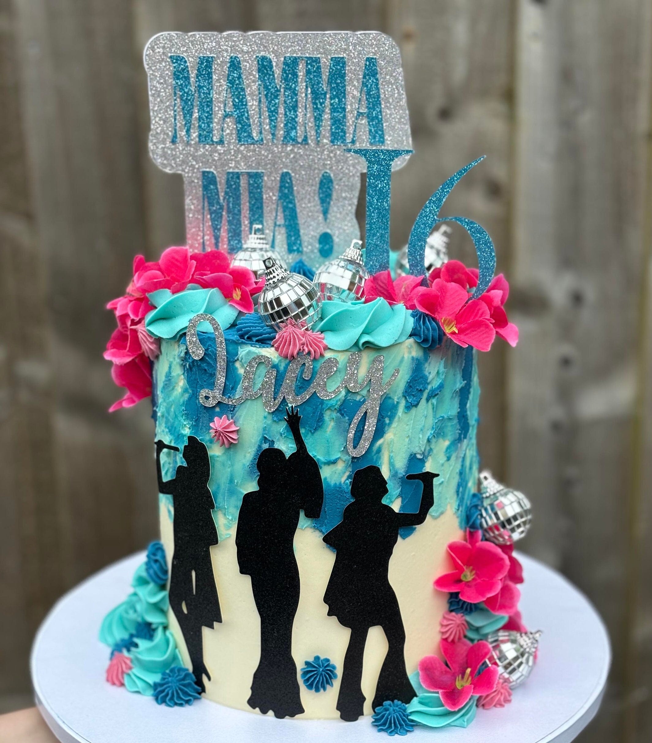 Mamma Mia Cake Topper Custom Cake Topper Birthday Cake Topper ...