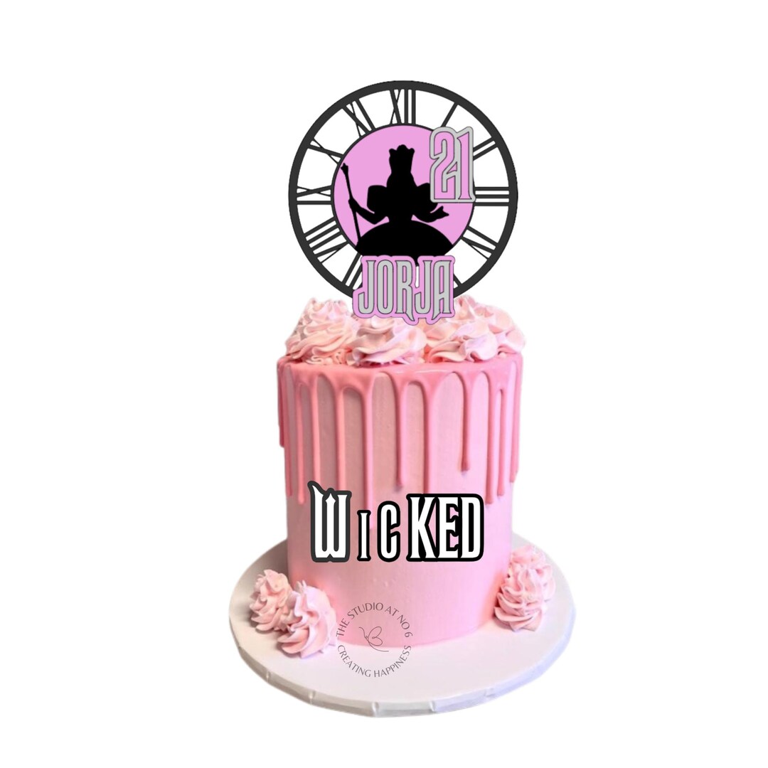 Wicked |musical Cake Topper | Custom Cake Topper | Birthday Cake Topper ...