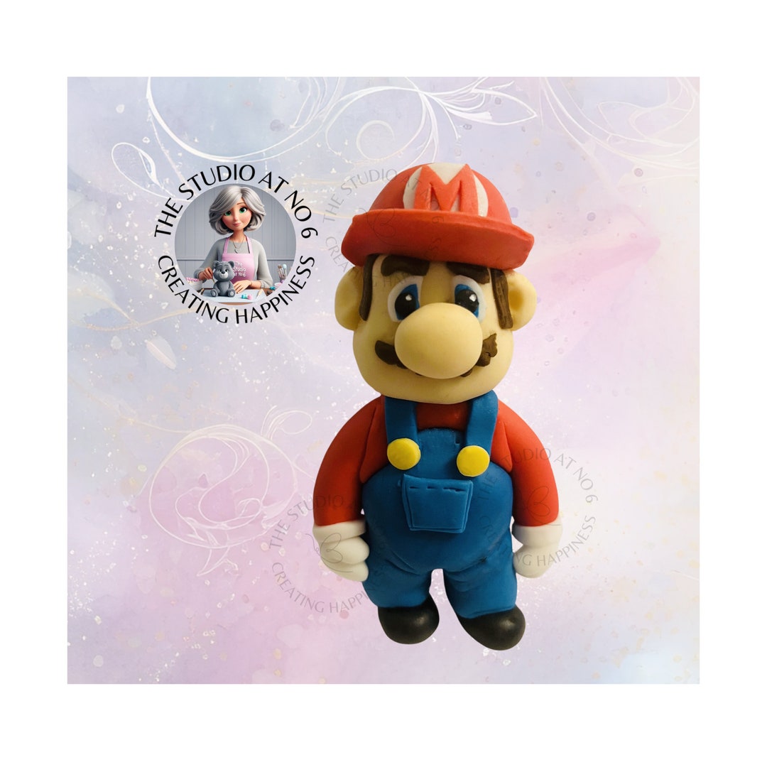 Mario Cake Topper | Super Mario Brothers | Edible Cake Topper | Fondant ...