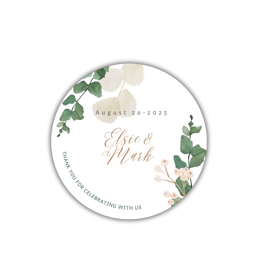 WEDDING Cupcake Toppers Personalised | Custom Cake Topper | Green and ...