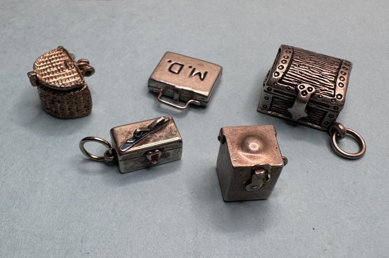 Moveable, Opening Silver Charms - Etsy