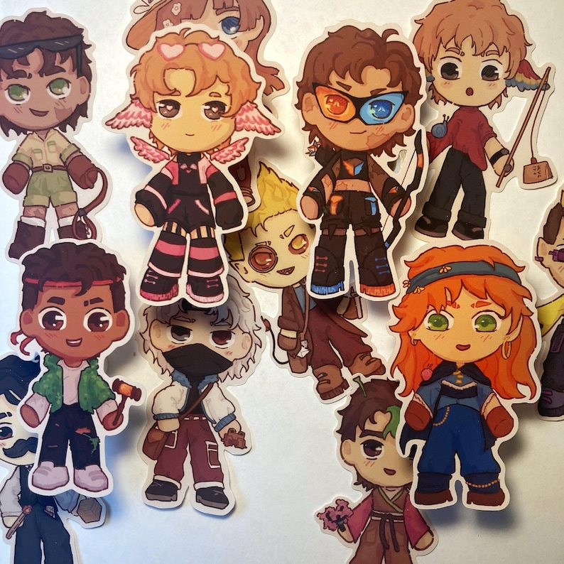 Hermitcraft Season 10 Chibi Stickers MCYT, Life Series Grian, Mumbo ...