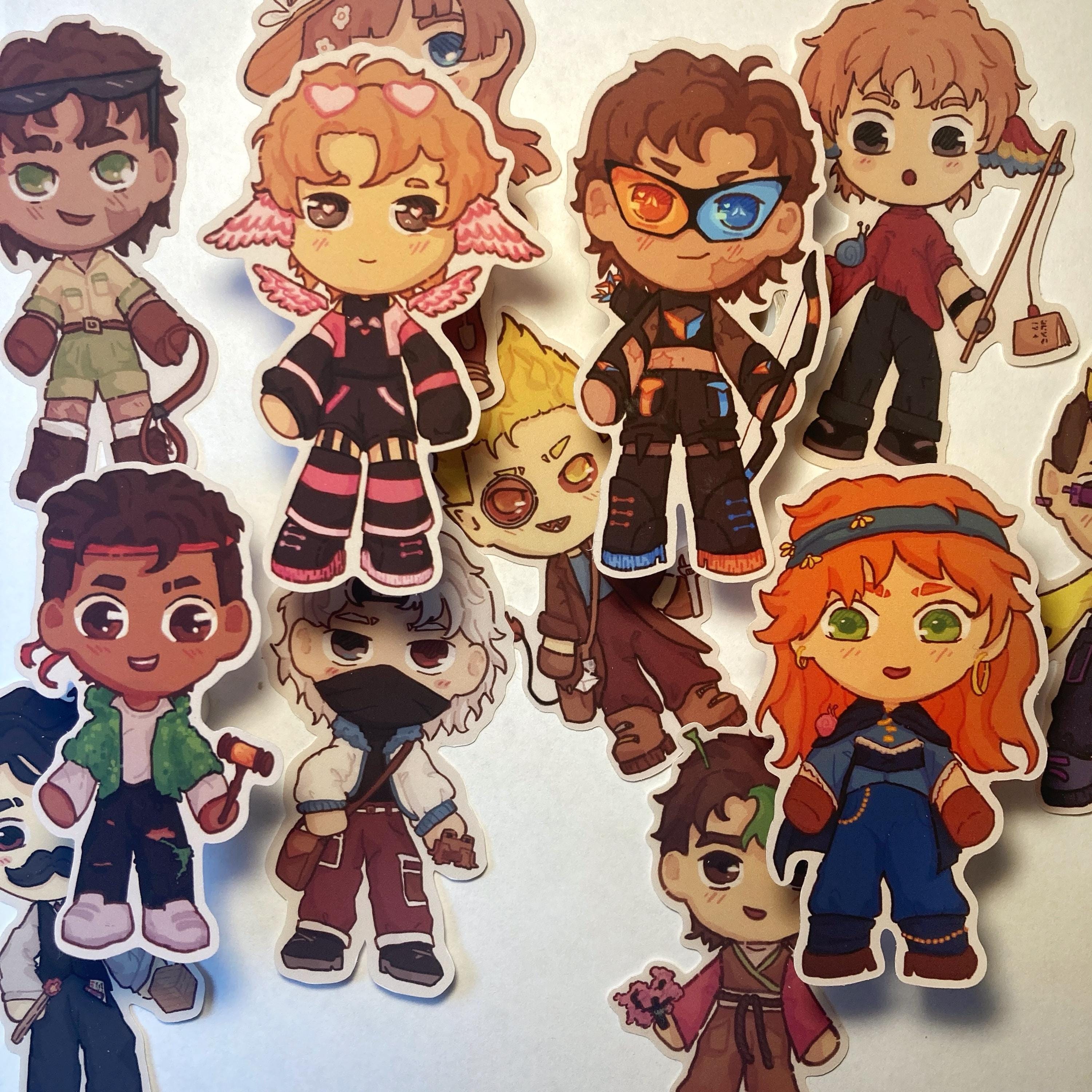 Hermitcraft Season 10 Inspired Chibi Stickers - MCYT, Life Series ...