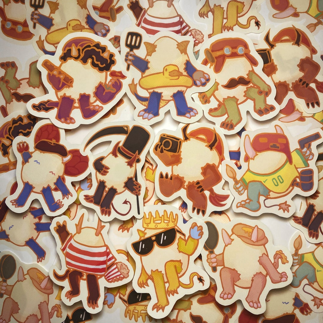 QSMP Inspired Egg Stickers - Tallulah, Chayanne, Ramon, Pomme, Dapper ...