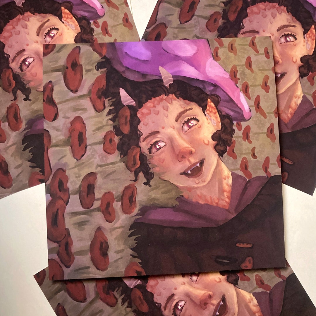 Tallulah QSMP Print Artwork Death Family, Cute Realistic Painting ...