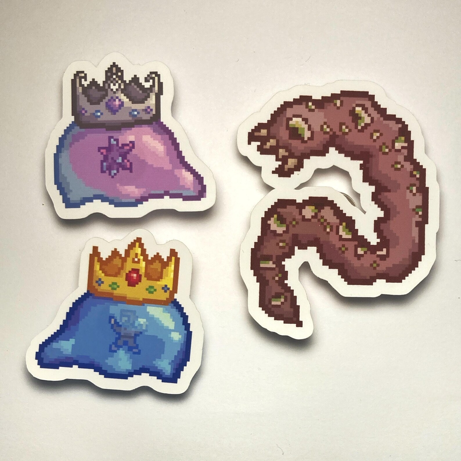 Terraria Inspired Bosses Monster Stickers - King & Queen Slime, Eye of ...