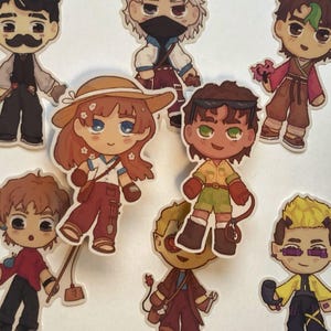 Hermitcraft Season 10 Chibi Stickers - MCYT, Life Series - Grian, Mumbo ...