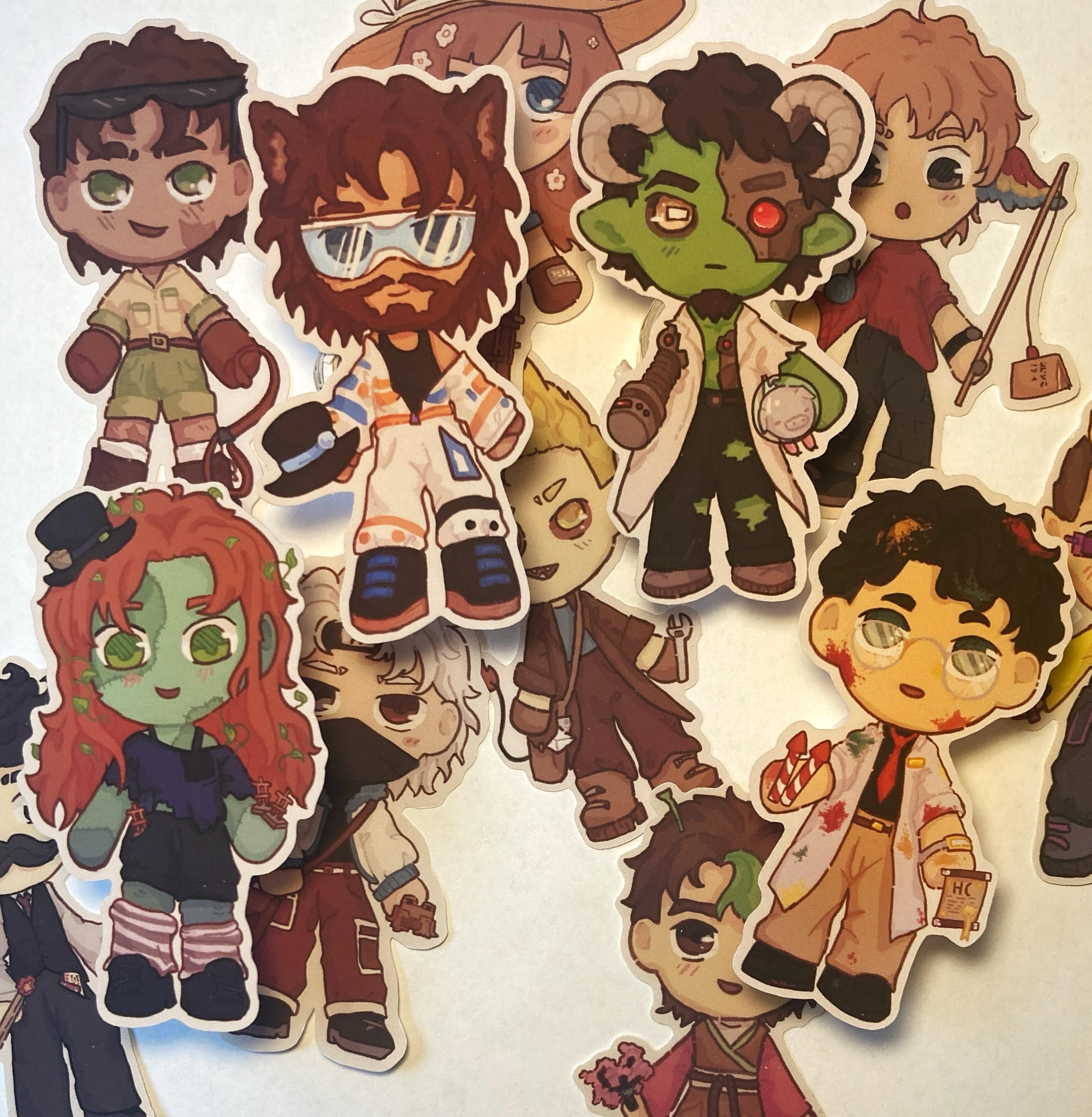 Hermitcraft Season 10 Chibi Stickers MCYT, Life Series Grian, Mumbo ...