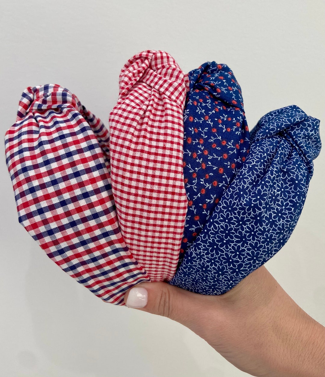 Red White and Blue Headband 4th of July, Memorial Day, Red White and ...