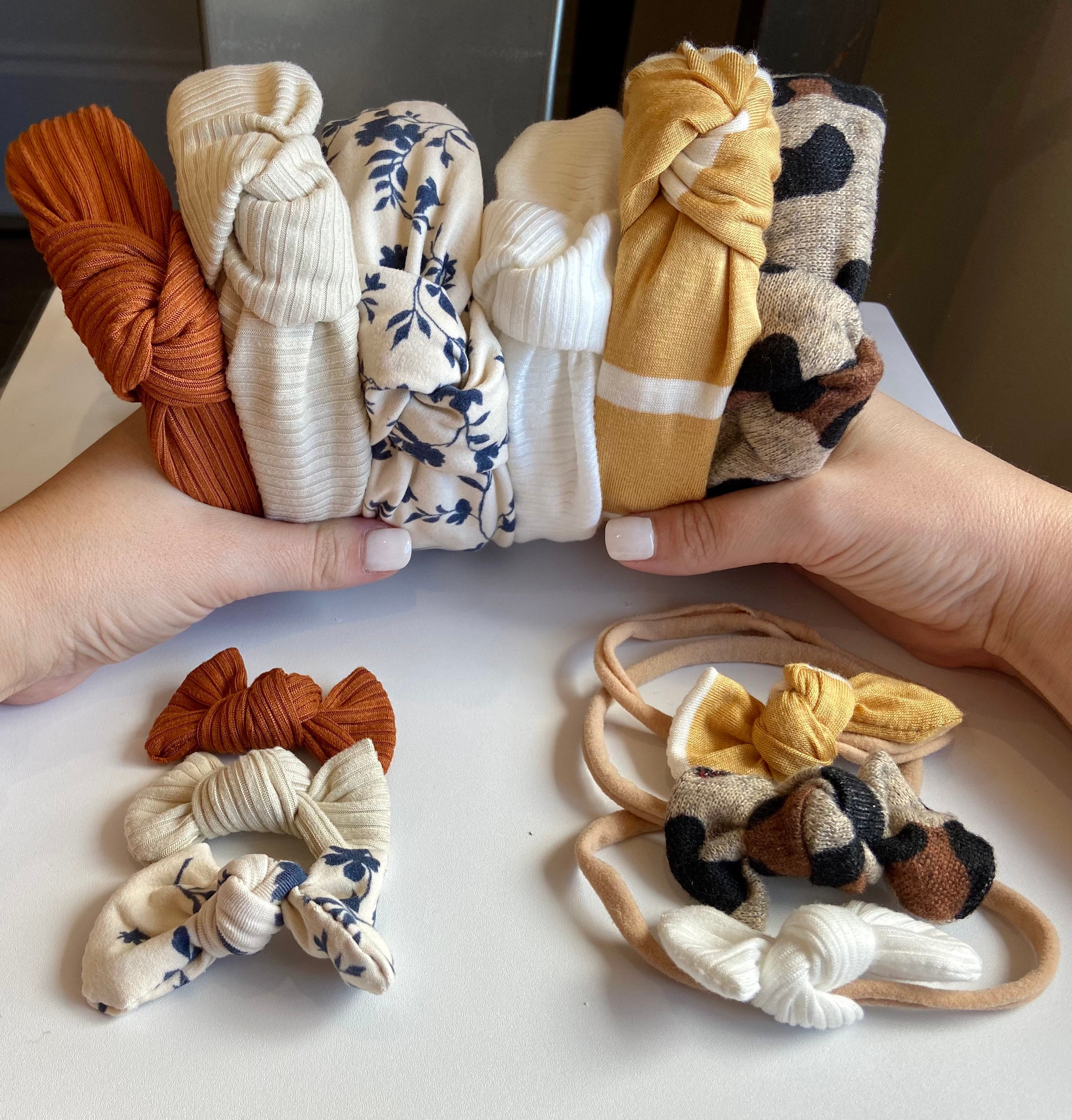 Mommy and Me Headbands/bows Matching Headband Topknot - Etsy