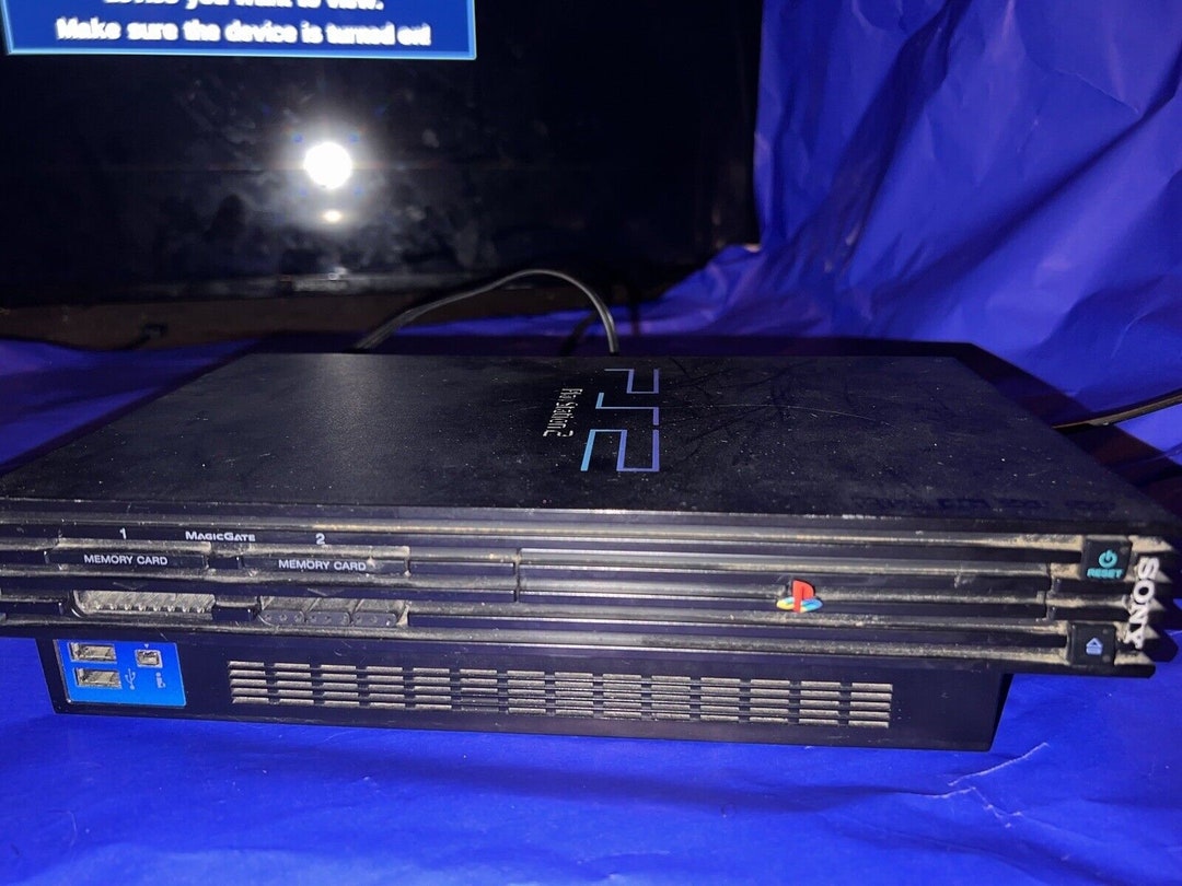 Playstation PS2 Fat Console 1 Controller, Cables, SCPH-50001, Doesnt ...
