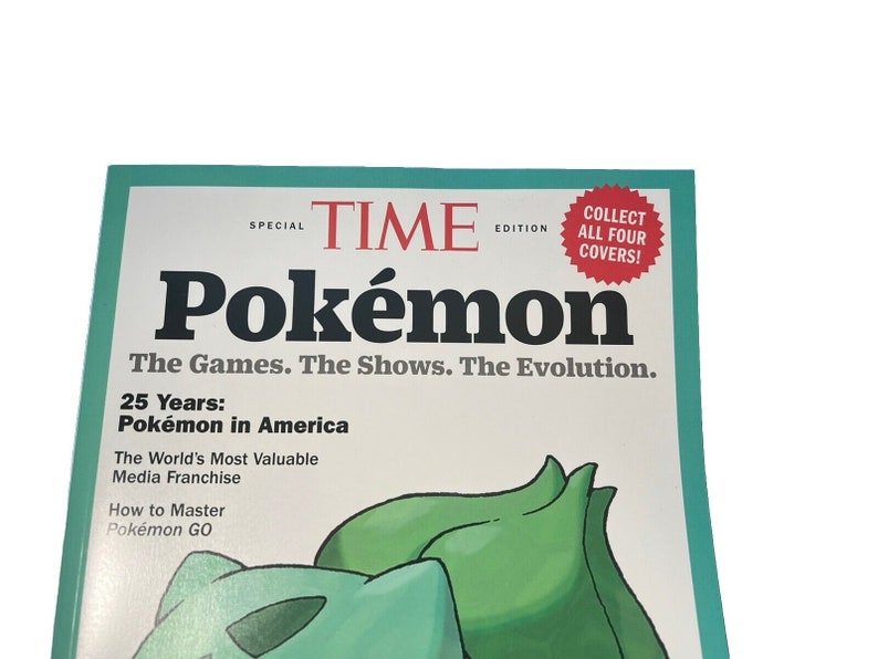 Bulbasaur 2024 Time Magazine Pokémon Games Special Edition Brand New ...