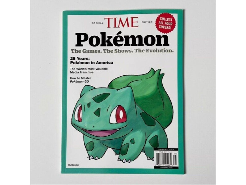 Bulbasaur 2024 Time Magazine Pokémon Games Special Edition Brand New ...
