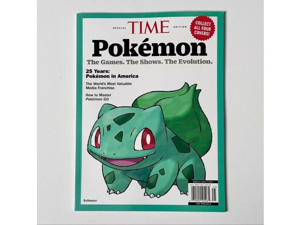 Bulbasaur 2024 Time Magazine Pokémon Games Special Edition Brand New ...