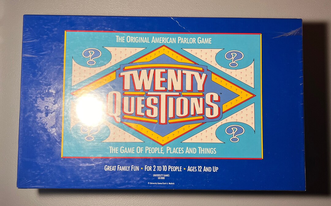 New 20 Questions Board Game Complete Twenty Vintage 1980s, Sealed. - Etsy