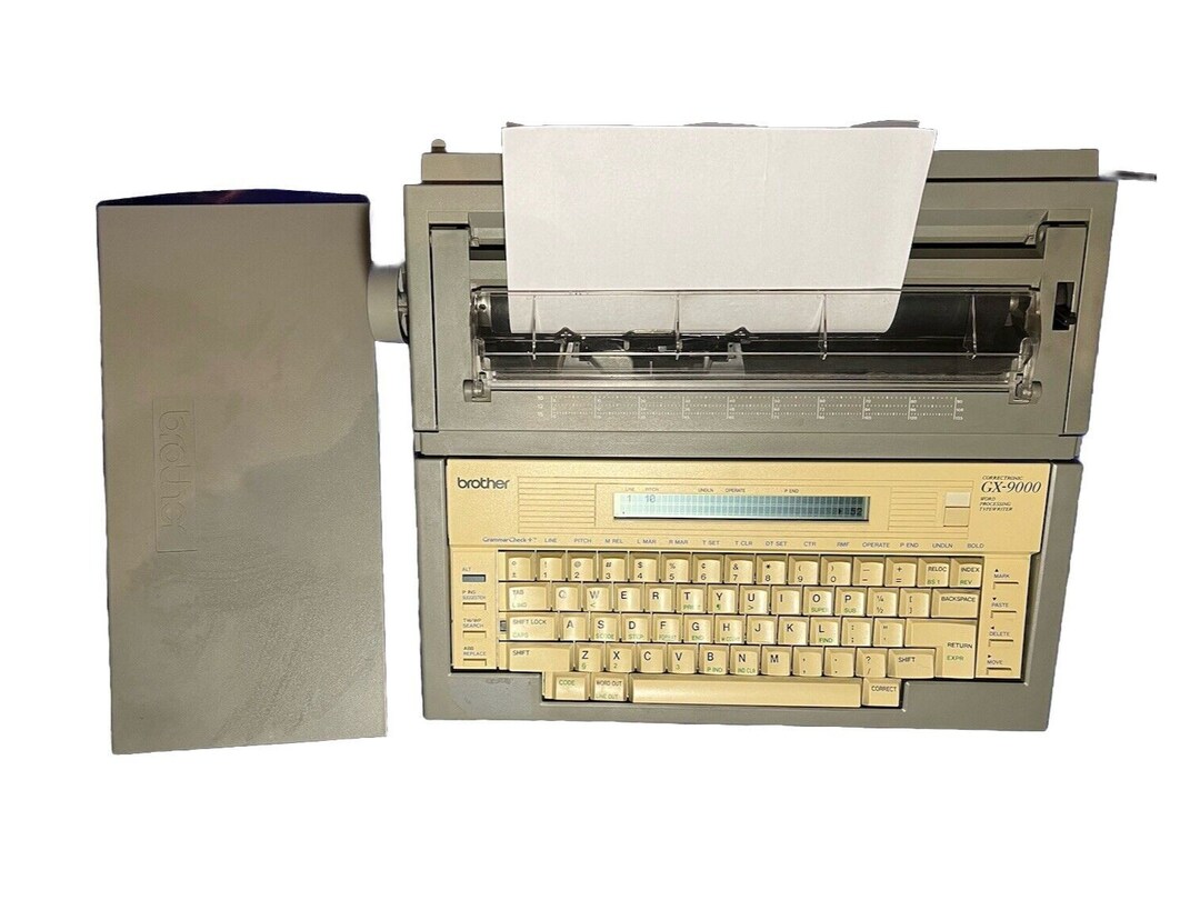 Vintage Brother Correctronic GX-9000 Word Processing Typewriter With ...