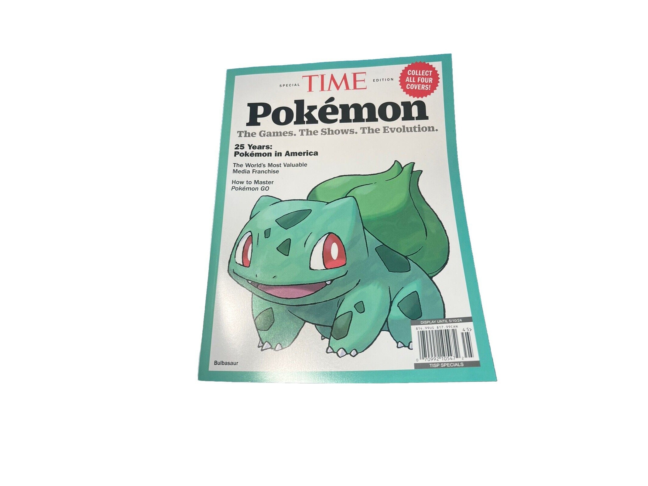 Bulbasaur 2024 Time Magazine Pokémon Games Special Edition Brand New ...