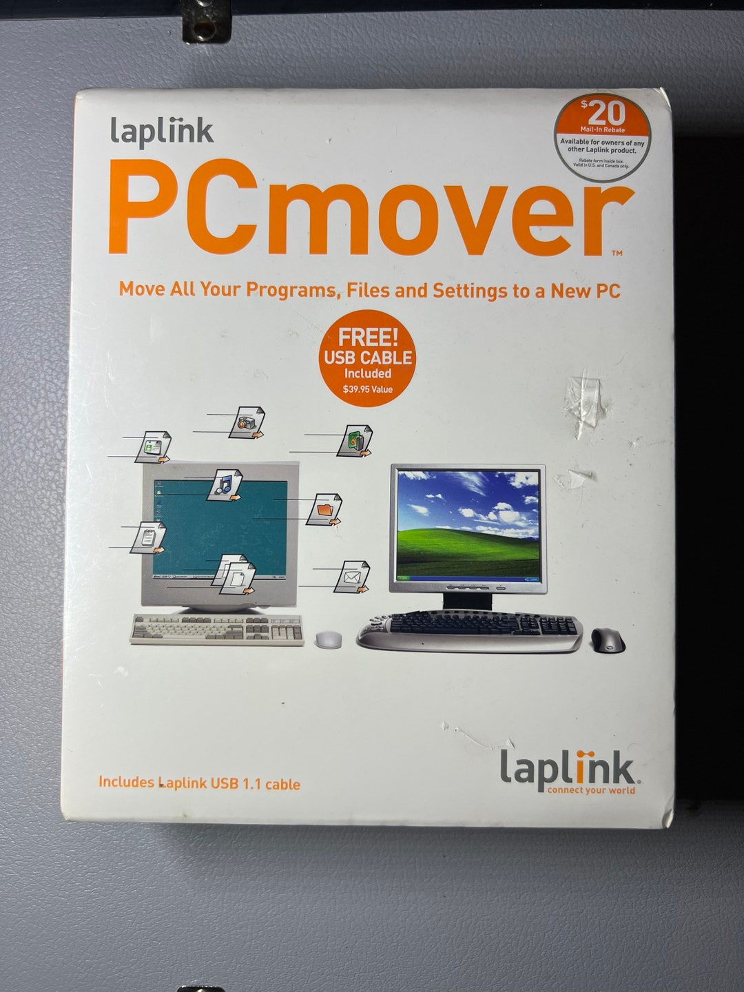 Pcmover Software W Laplink Easy Transfer 1.1 Cable 2.0 Windows ...