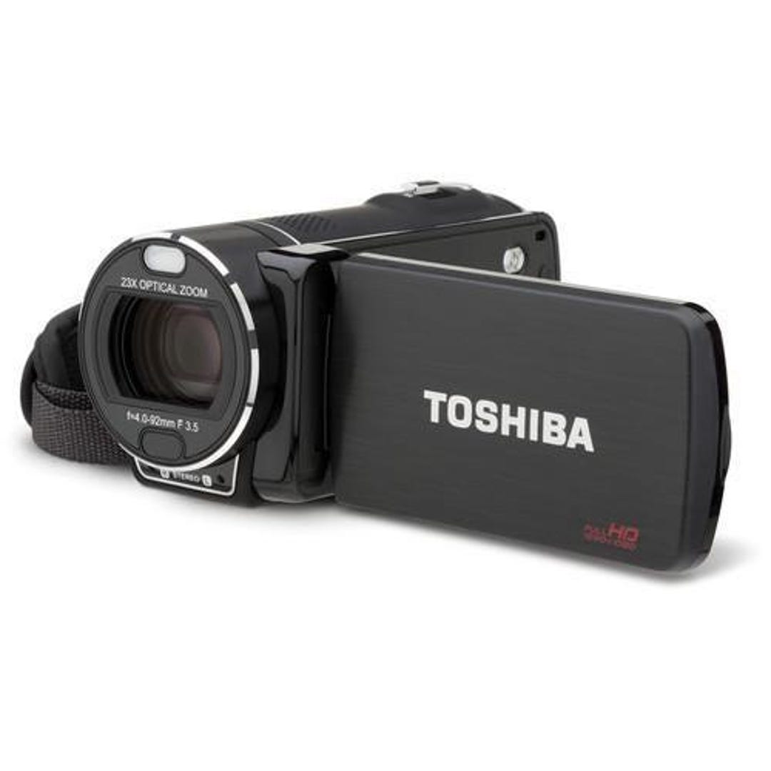 Retro Toshiba Camileo X400 HD Camcorder 23x Zoom Silver Y2K Camcorder ...