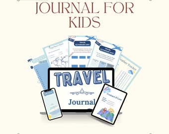 Kids’ Travel Journal Printable - Etsy