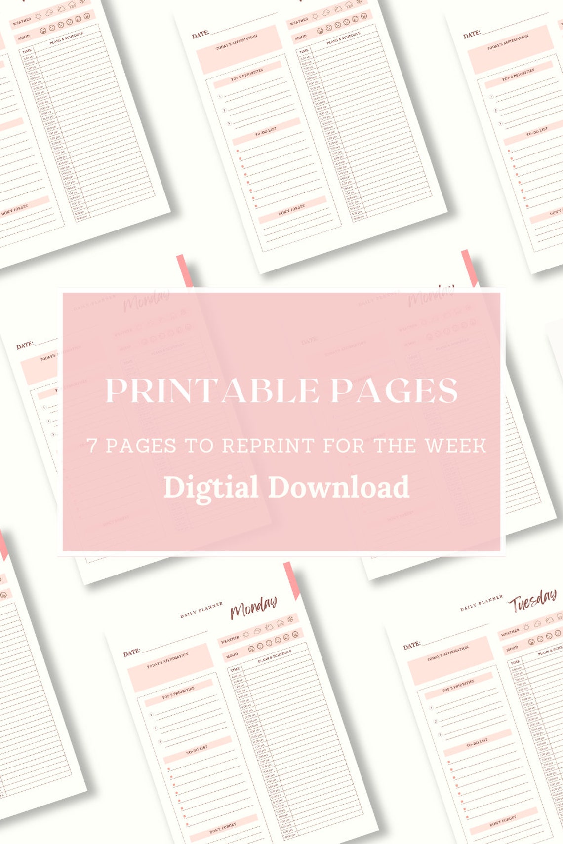 Printable Daily To-do List for Busy Parents Stay Organized and ...