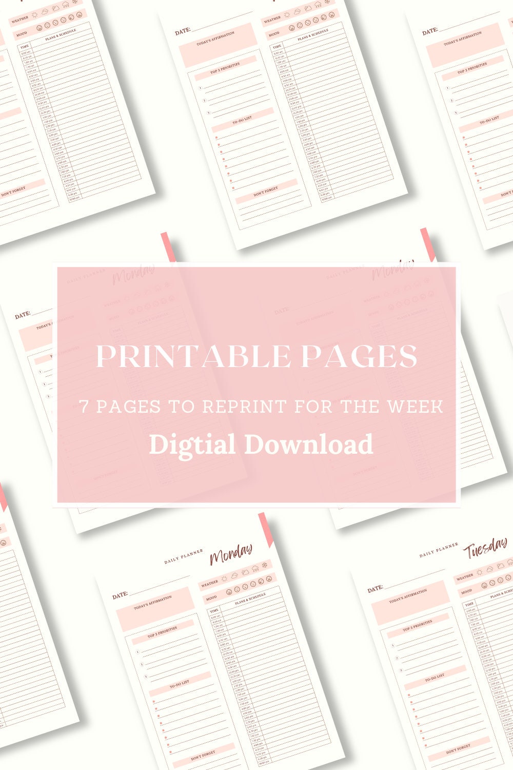 Printable Daily To-do List for Busy Parents Stay Organized and ...