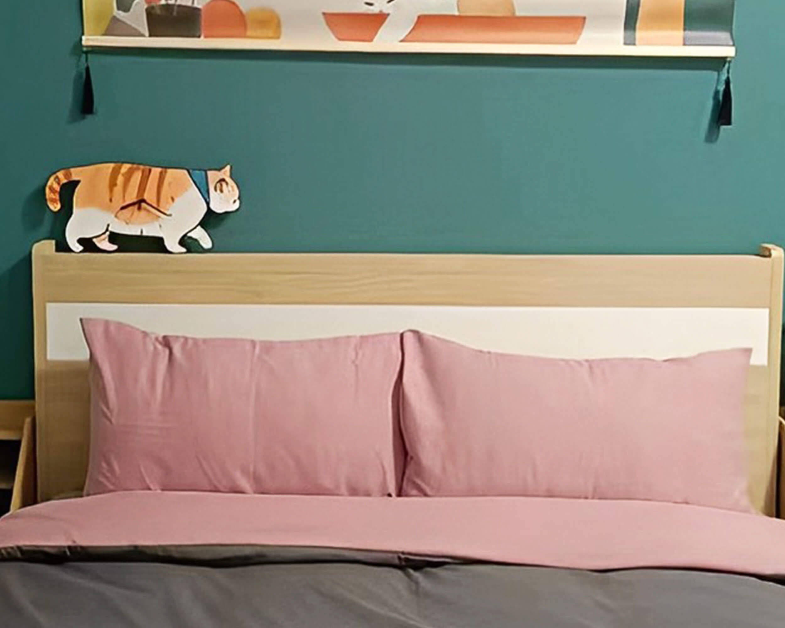 Cute Cat Clock Wooden Wall Clock Cartoon Desk Clock Unique - Etsy Hong Kong