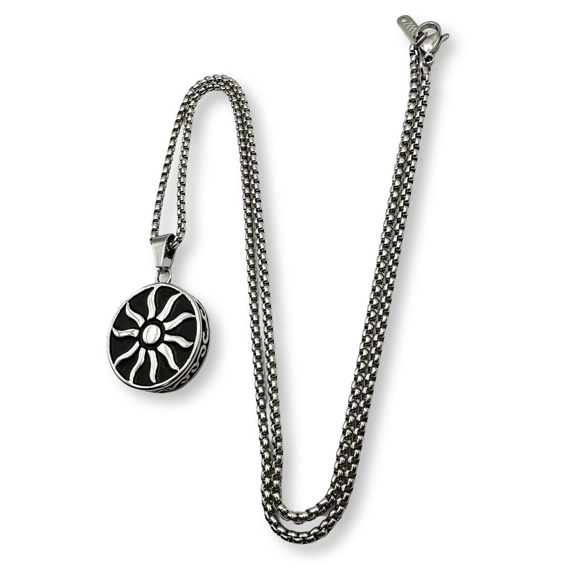 Sun Punk Necklace • Sun Pendant • Silver Pendant • Cool Necklace for ...