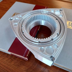 Rotary Engine Rotor in Gold, 3D Wall Art Life Size Wankel, Mazda 13B ...