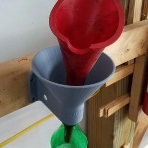 5X LOT Funnel Holder/drip Drain Rack - Wall Mount for Wall, Workbench ...