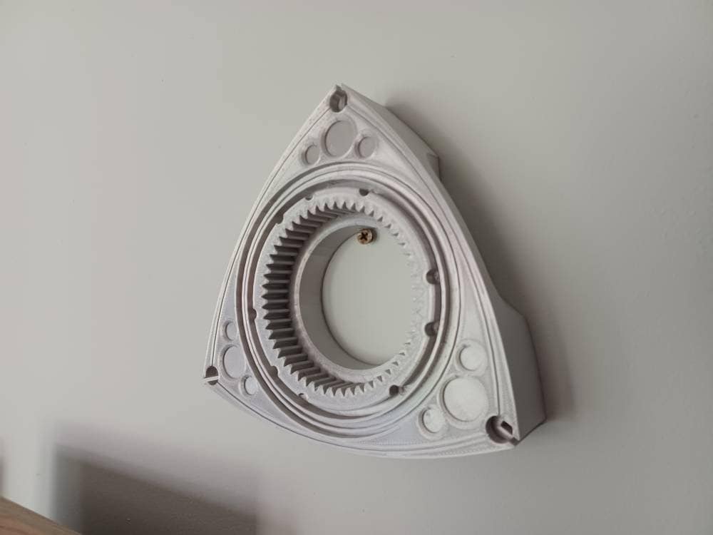 Rotary Engine Rotor in Silver, 3D Wall Art - Life Size! Wankel, Mazda ...
