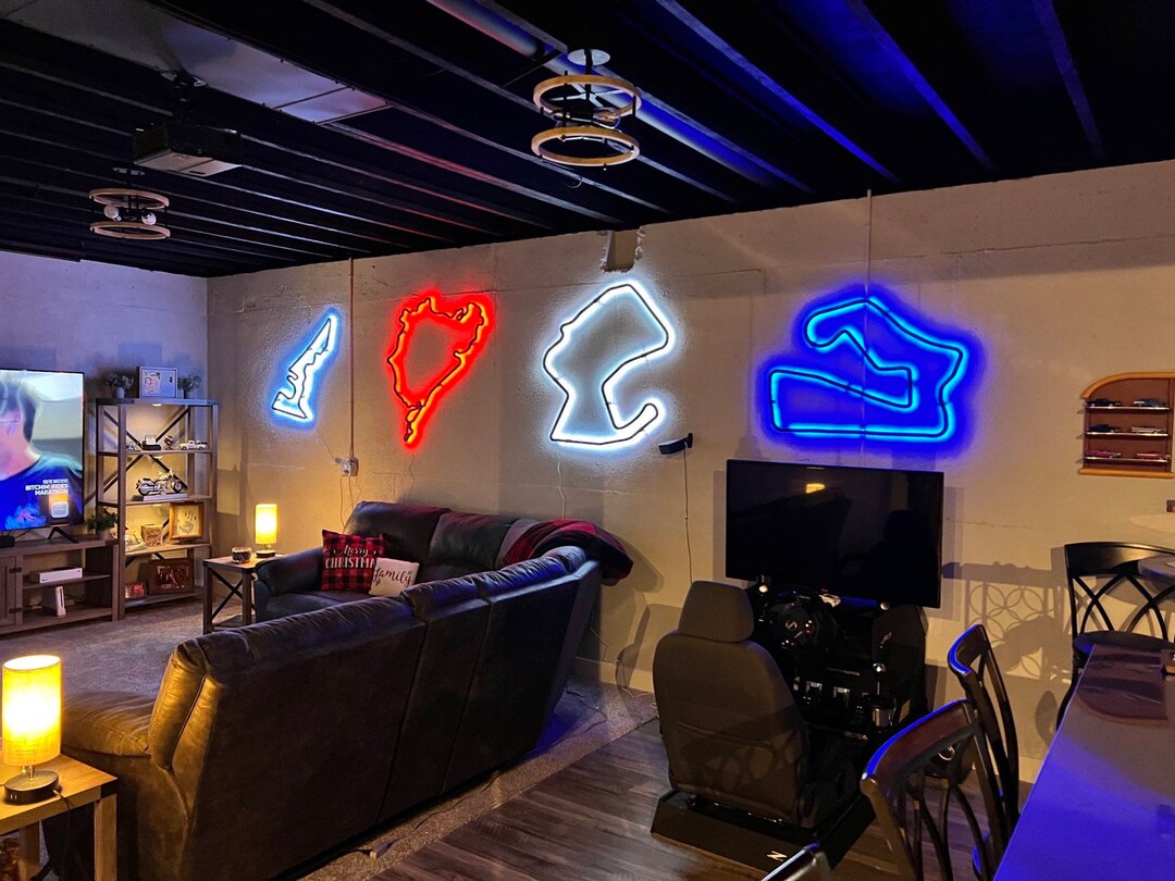 LED Backlight Glow Kit W/ Black Standoffs for Large 3D Race - Etsy