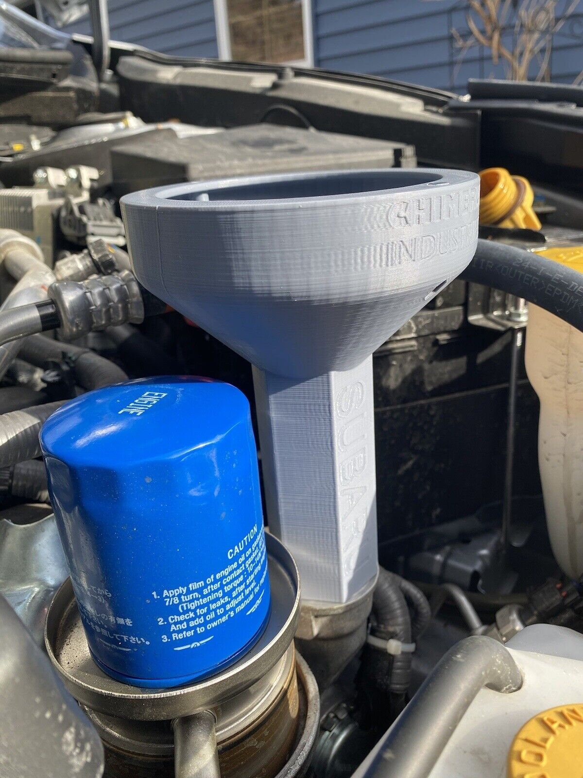 No Spill Threaded Oil Funnel for Turbo Subaru W/ Oil Cooler Vented High Flow & Magnetic - Etsy