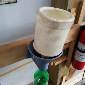 5X LOT Funnel Holder/drip Drain Rack - Wall Mount for Wall, Workbench ...