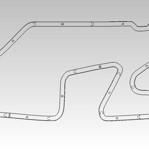 Large 36" Watkins Glen 3D Race Track Map Outline Wall Art, for Garage ...