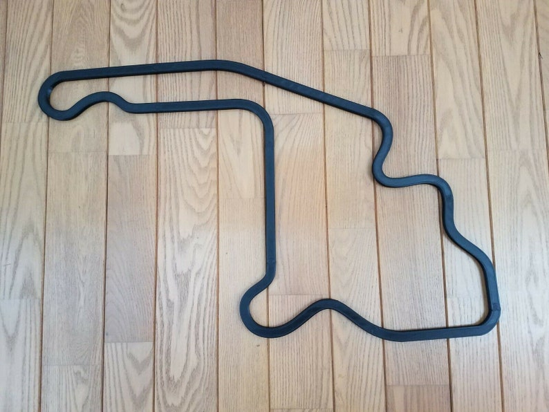 Large 36" Mid-ohio 3D Racetrack Map Outline Wall Art, for Garage, Man ...