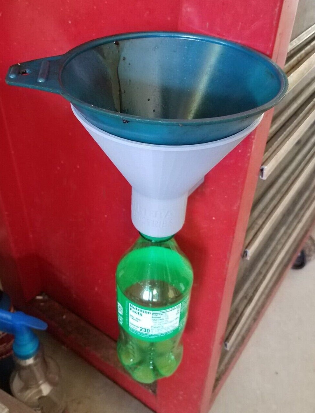 Funnel Holder/drip Drain Rack Magnetic Mount for Toolbox, Lift, Service ...