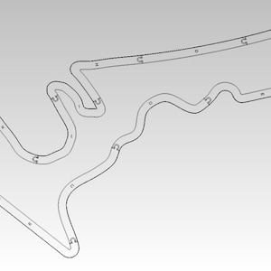 Large 36" COTA Circuit of the Americas F1 Austin 3D Race Track Map ...