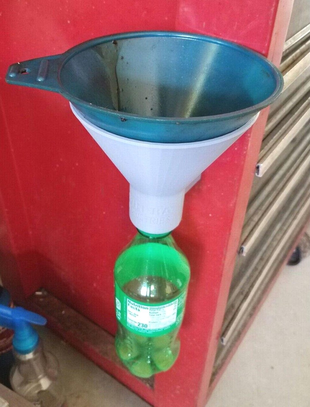 Funnel Holder/drip Drain Rack - Magnetic Mount for Toolbox, Lift ...