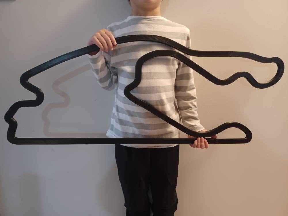 Large 36" Miami International Autodrome F1 GP 3D Race Track Map Outline ...