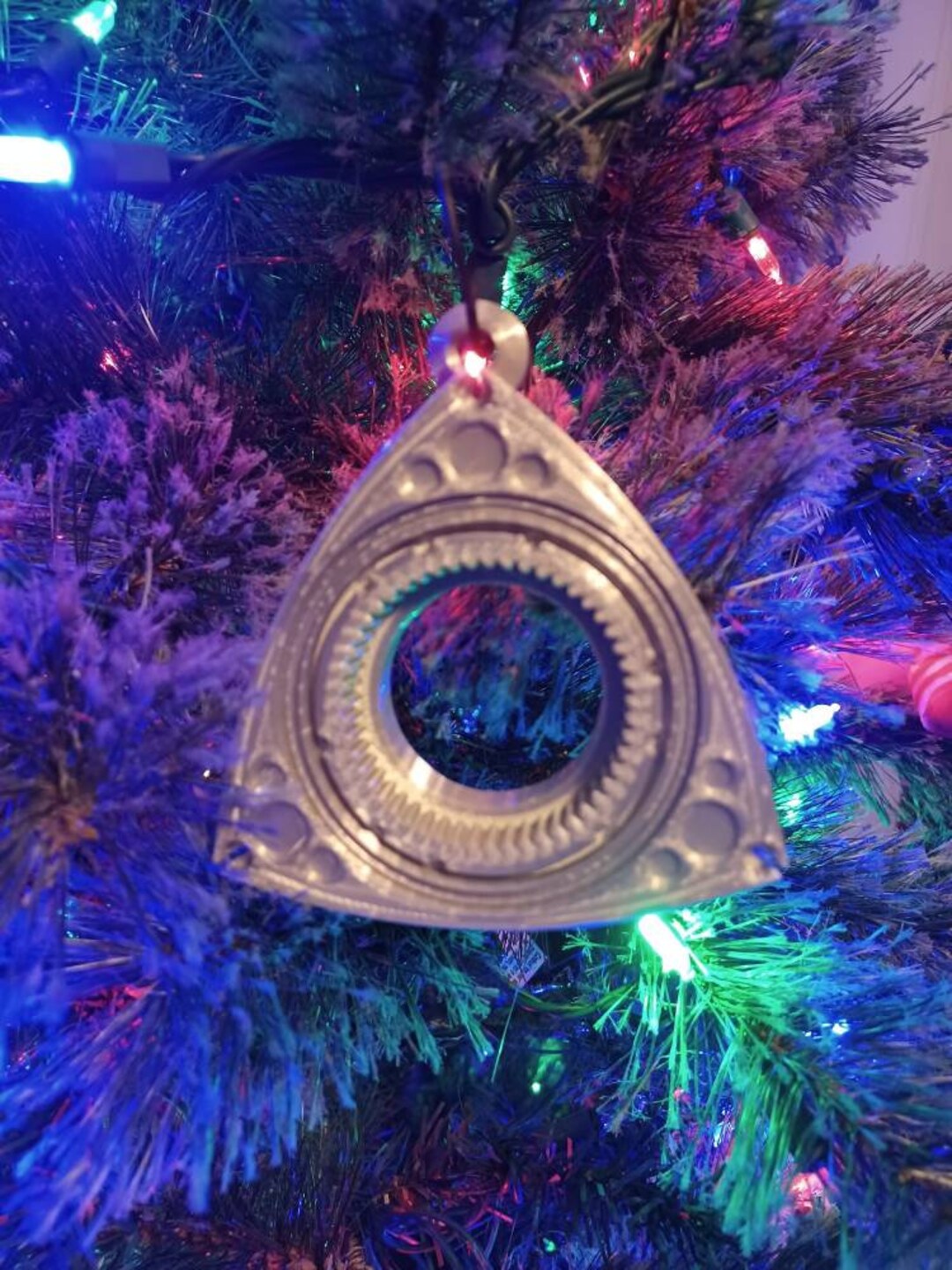 Rotary Engine Rotor Christmas Ornament in Silver 3d 1/2 - Etsy