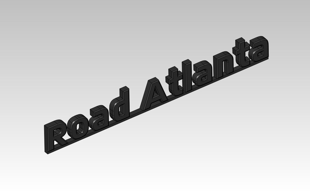 Track Name Label for Road Atlanta - Etsy