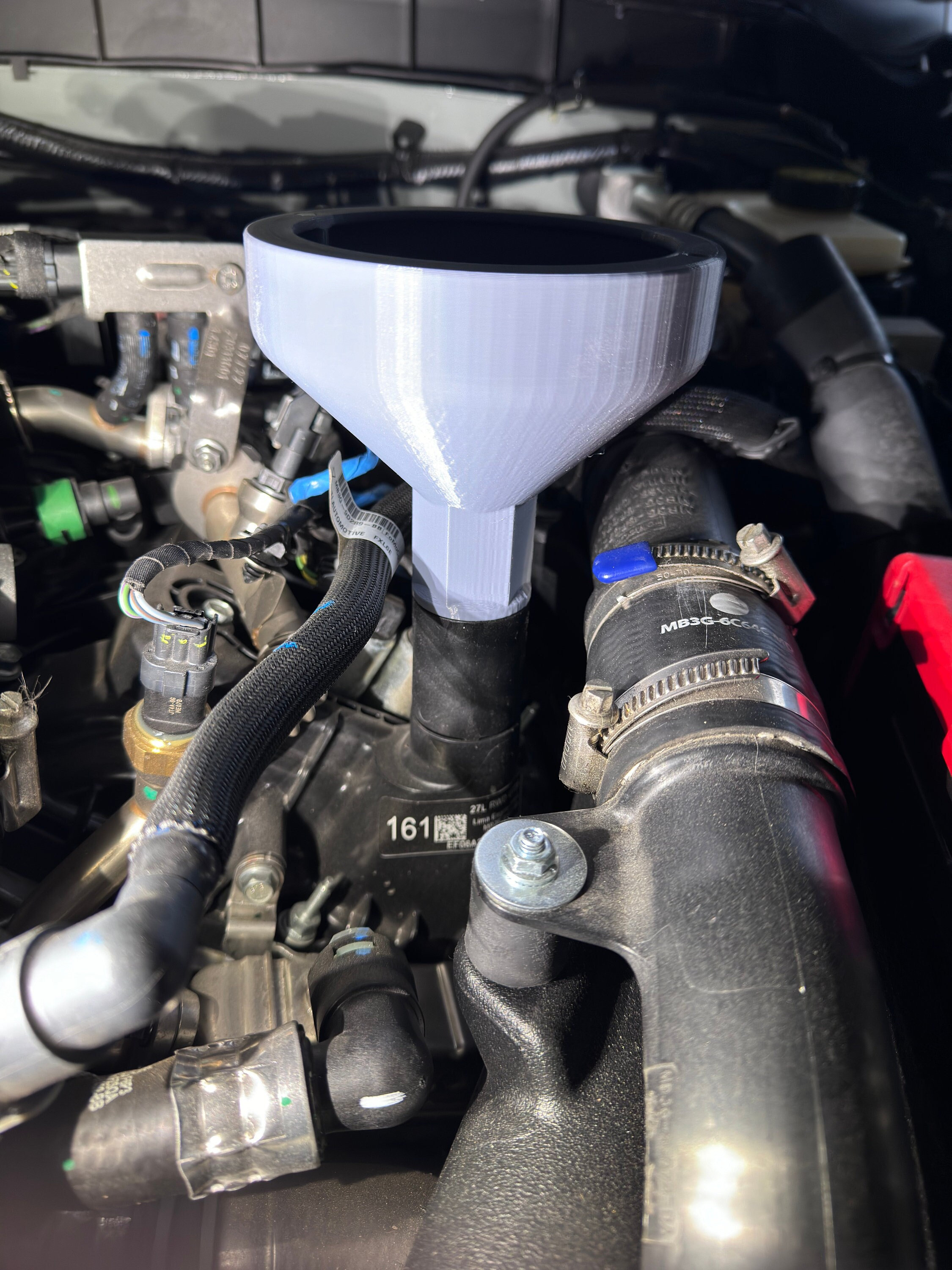 No Spill Locking Oil Funnel for New Ford Bronco/ranger/maverick 2.3L/2 ...